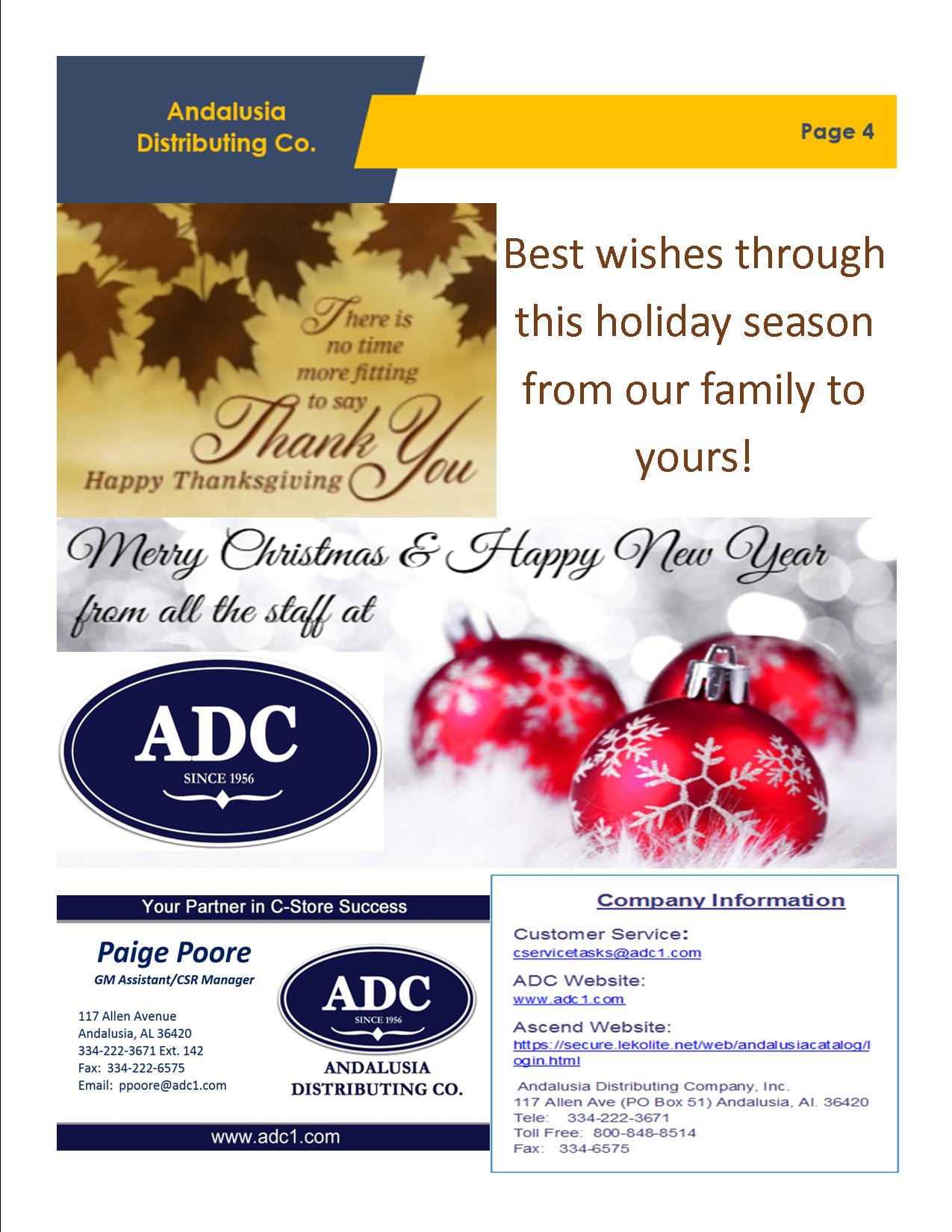 Nov – Dec 2019 – ADC